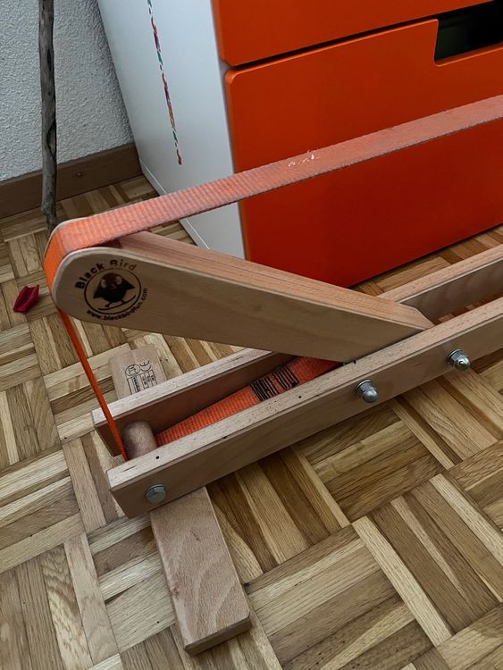 Balance Slackline aus Holz indoor/outdoor (250cm, 35cm hoch) (Gebraucht ...