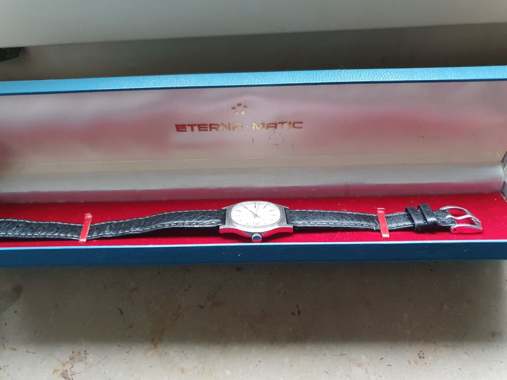 Eterna Matic Uhr mit Original Box (Gebraucht) in Basel für CHF 35 – mit ...