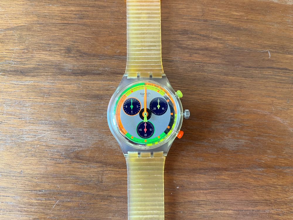 Swatch Chrono – Jelly Stag von 1993 – Modell SCK104 (Gebraucht) in ...