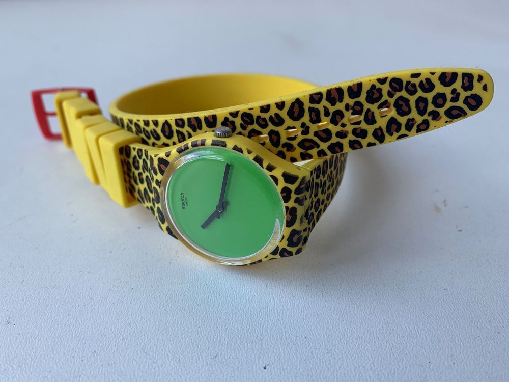 SWATCH Swiss Uhr Design Geremy Scott Leopard im Jungel (Gebraucht) in ...