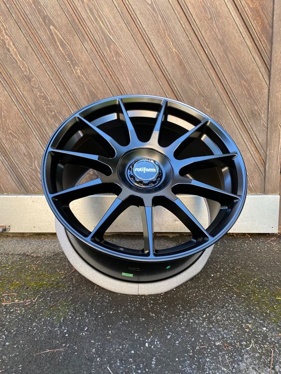 1 Set Neue Rotiform DTM 5x108 /5x114.3 in schwarz | Kaufen auf Ricardo
