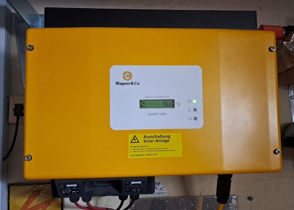 Wechselrichter SMA SunnyBoy Typ SB 2100 TL 2 String (Gebraucht) in Rheinsulz für CHF 85 – nur ...