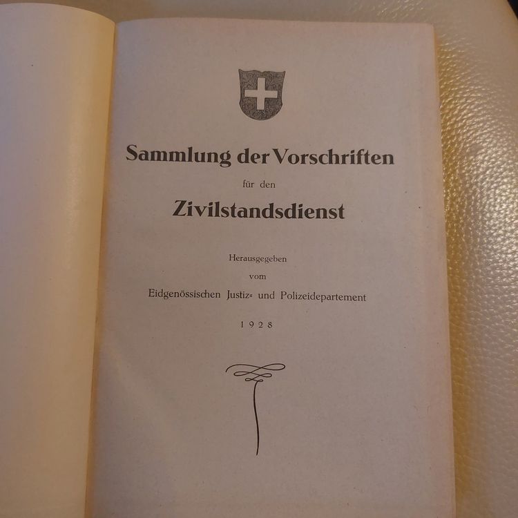 Zivilstand. Vorschriften für den Zivilstandsdienst (Gebraucht) in ...