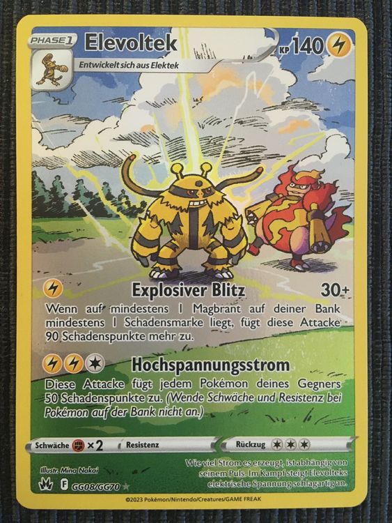 Pokemon Elevoltek GG 08 Zenit der Könige DE | Kaufen auf Ricardo