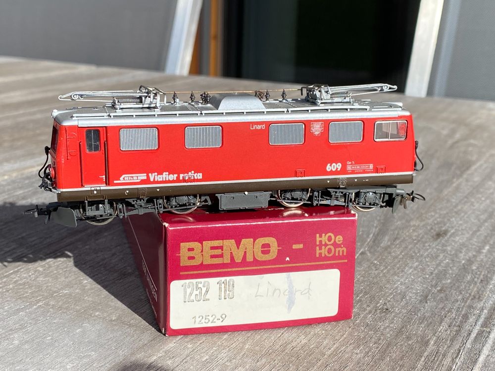 RhB H0m Bemo 1252 119 Ge 4/4 I 609 LINARD | Kaufen auf Ricardo