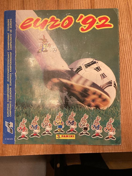 Album Panini Euro '92 Complet (Gebraucht) in für CHF 80 – mit Lieferung ...