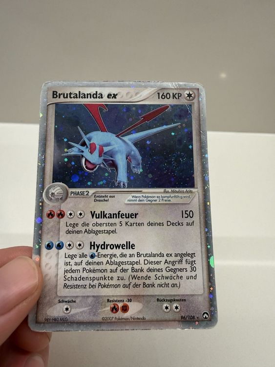 Brutalanda ex Ultra Rare Crazy Swirl! EX Power Keeper 2007 (Gebraucht ...