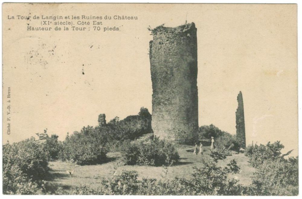 AK Tour de Langin et les Ruines du Château (Gebraucht) in Zürich für ...