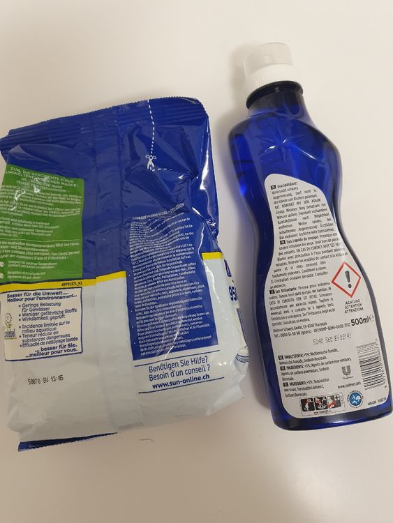 Sun Geschirr-Set: Pulver und Spuelglaenz, neu und unbenutzt (Neu und ...