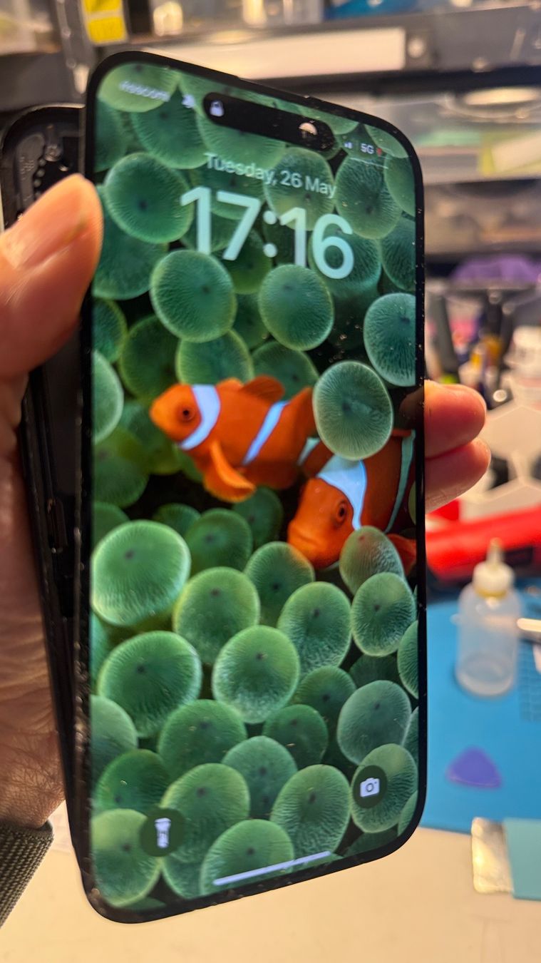 Ecran original fissuré pour iPhone 16 (not telephone) (Gebraucht) in ...