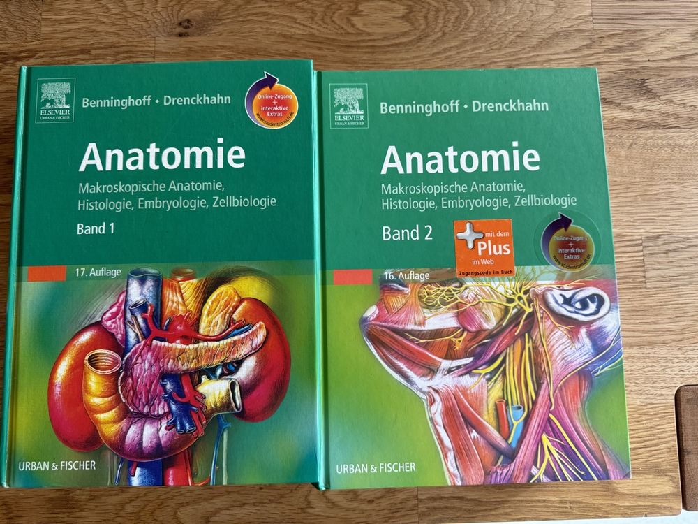 Anatomie Benninghoff Band 1+2 | Acheter sur Ricardo