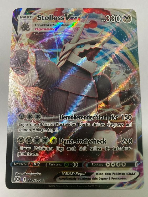 Pokemonkarte Stolloss Vmax (Neu (gemäss Beschreibung)) in Neuhausen für CHF 9.5 – mit Lieferung ...