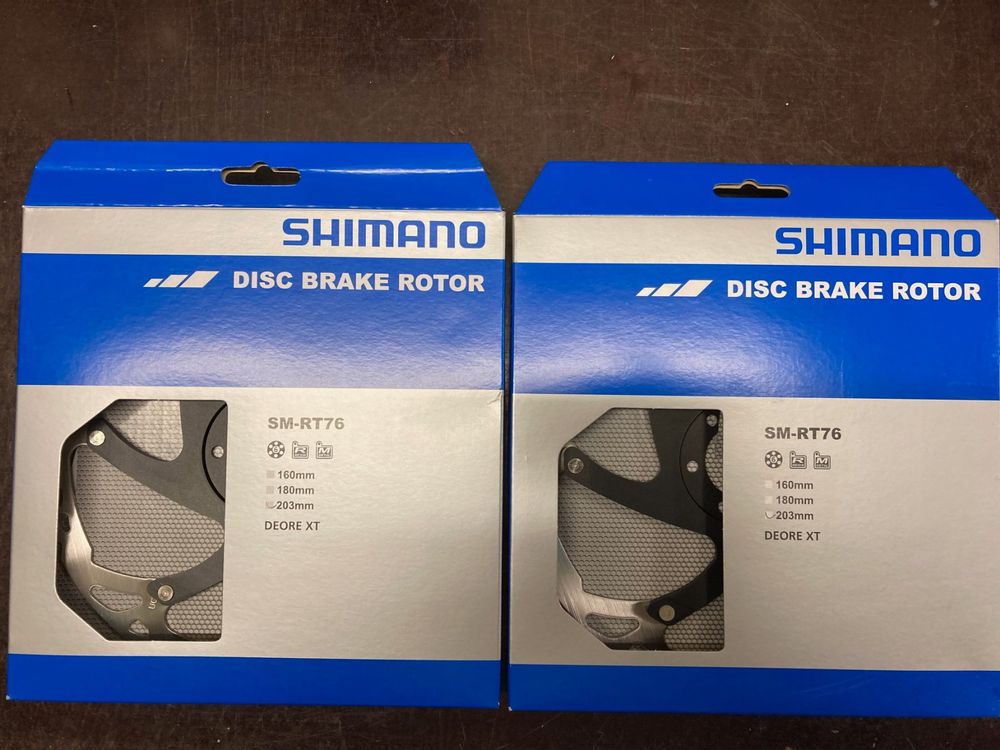 Shimano SM-RT76 203mm Bremsscheiben. Neu + originalverpackt | Kaufen ...