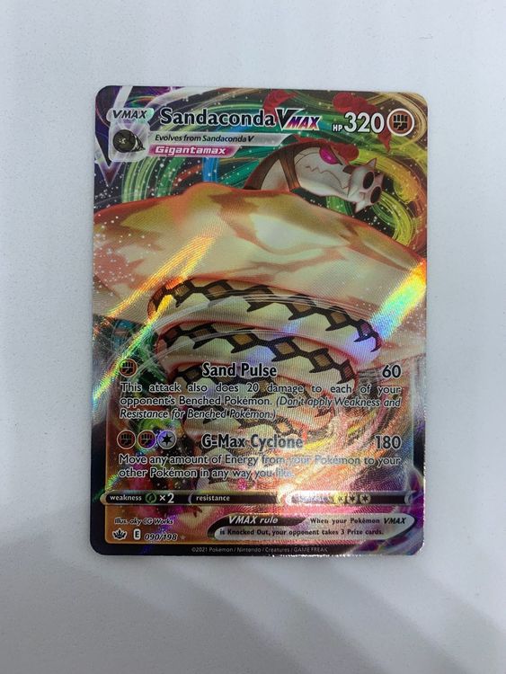 Pokemon Card Sandaconda VMax ENG | Kaufen auf Ricardo