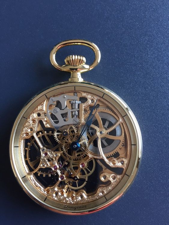 Longines Skeleton open face pocket (Neu (gemäss Beschreibung)) in ...