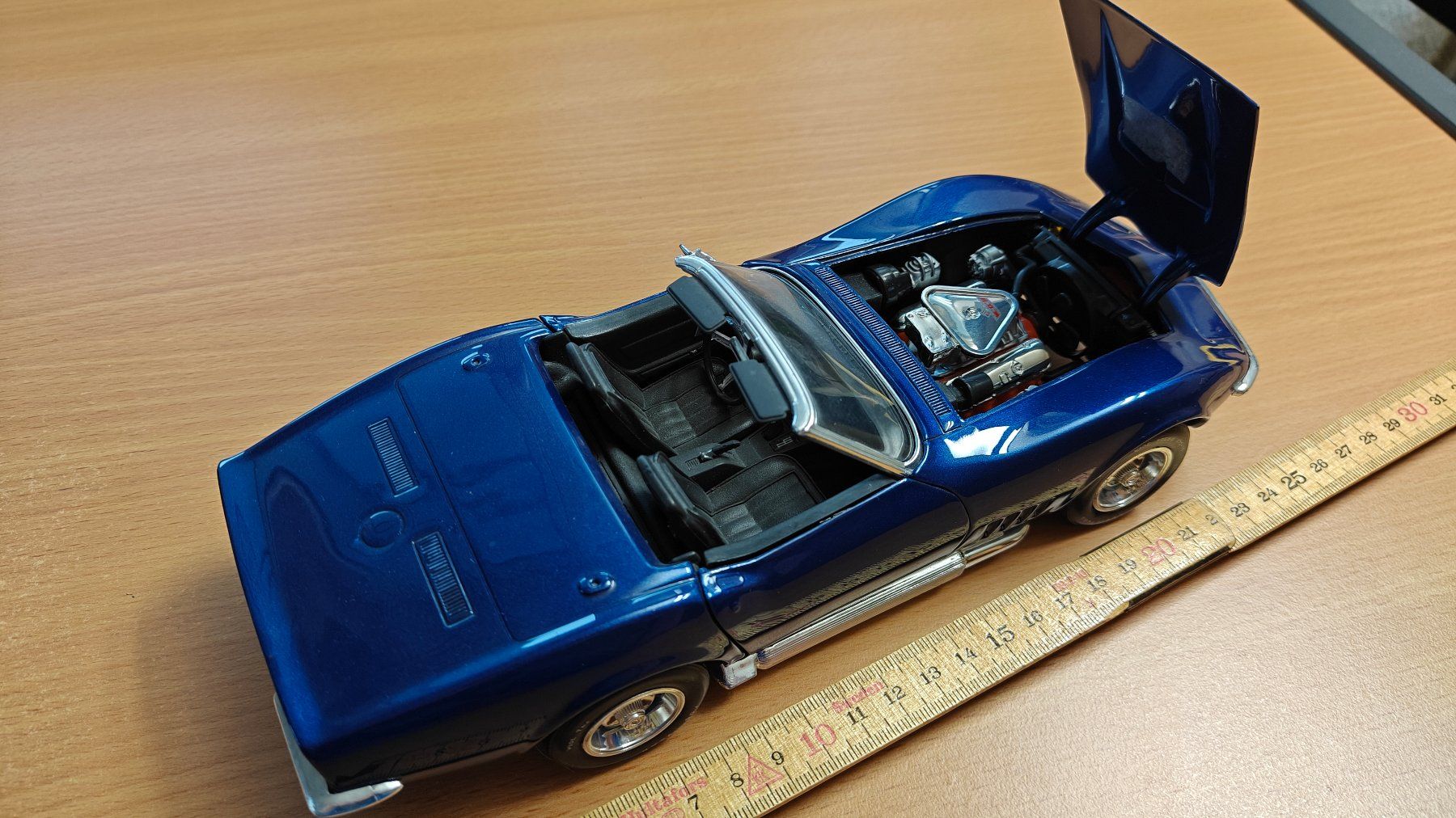 Corvette 1969, Modellauto, 1:18, blau (Gebraucht) in Glattfelden für ...