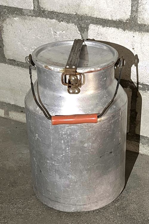 Charmante alte Milchkanne aus Aluminium - Vintage Deko (Gebraucht) in ...