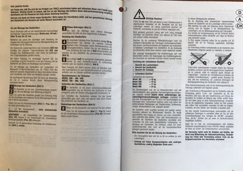 THULE Alpine 900 Dachbox | Kaufen auf Ricardo