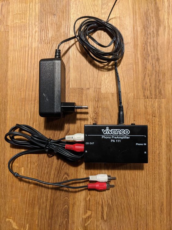 Vivanco Phono PreAmplifier PA 111 + cables (Gebraucht) in Oberwil b ...