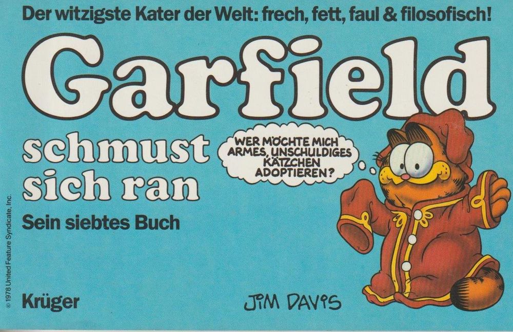 Comic "Garfield schmust sich ran - sein 7. Buch" | Kaufen auf Ricardo