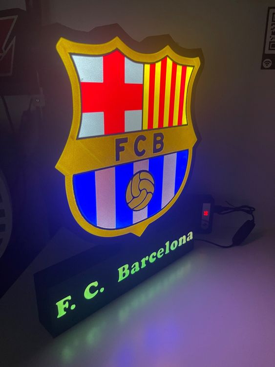 Fc Barcelona Logo mit LEDs (Neu (gemäss Beschreibung)) in Luzern für ...