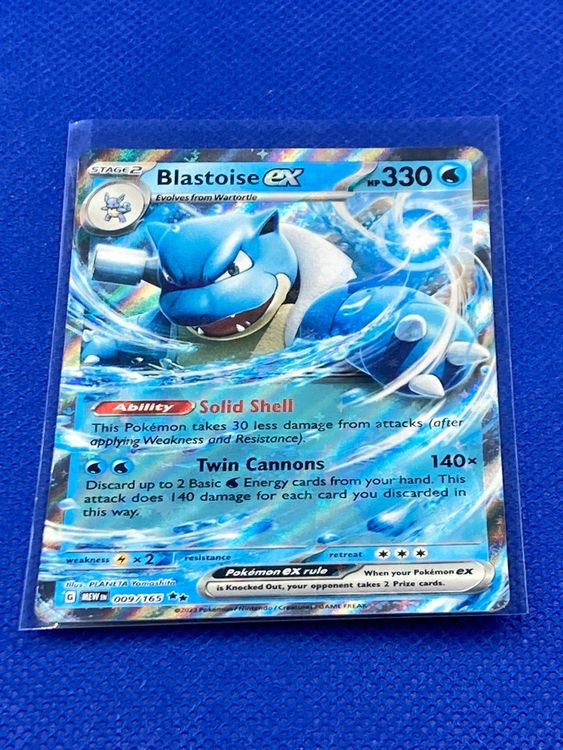 Pokemon 151 Blastoise EX 009 / 165 | Acheter sur Ricardo