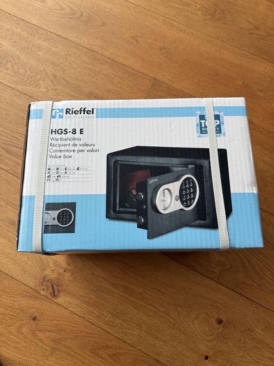 Tresor - Rieffel Wertbehältnis mit Elektronik-HGS-8 E (Neu und ...