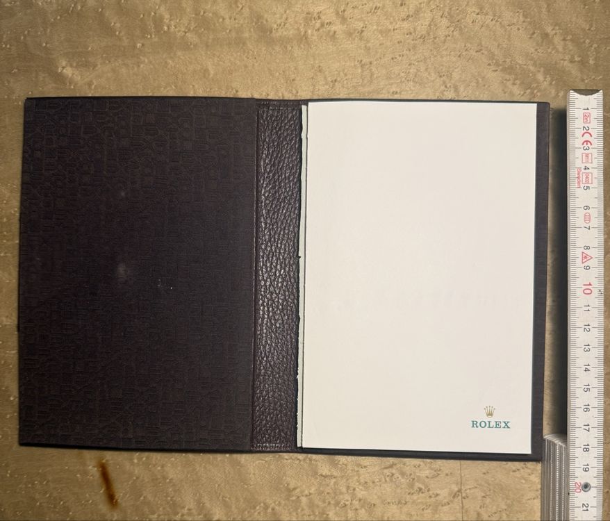 Titel Rolex Block Notes, Ref. 71.06.55 – bordeaux (Gebraucht) in ...