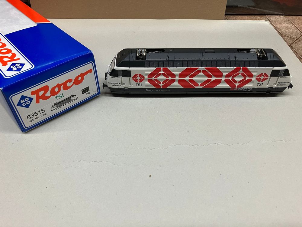 Roco 63515 SBB Re 460 073-0 "TSI", H0 GS DC analog | Kaufen auf Ricardo