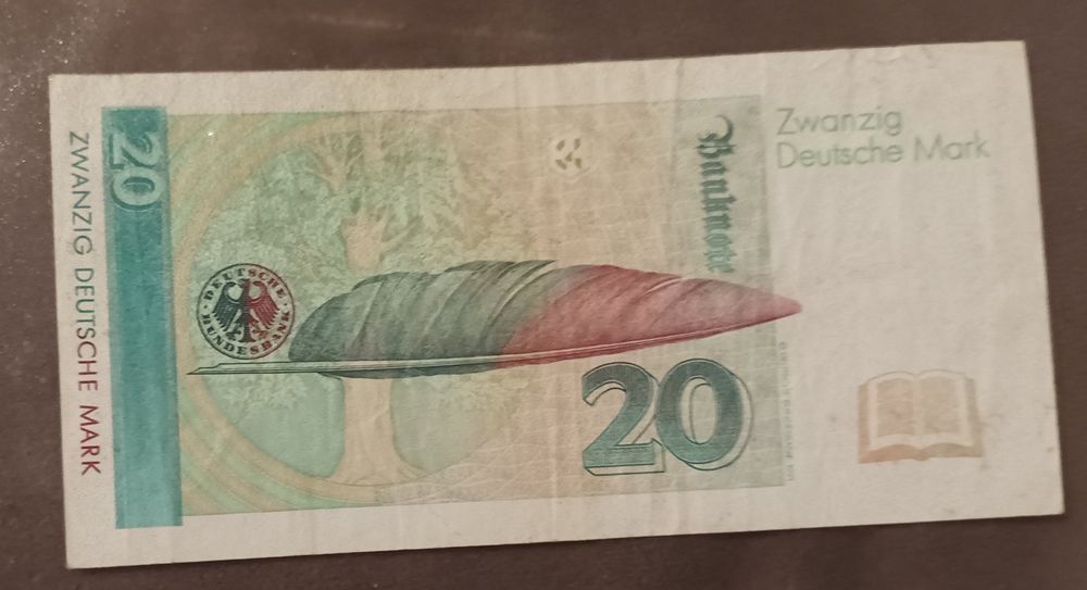 Banknote 20 DM 1993 mit Seriennummer 2827 | Kaufen auf Ricardo