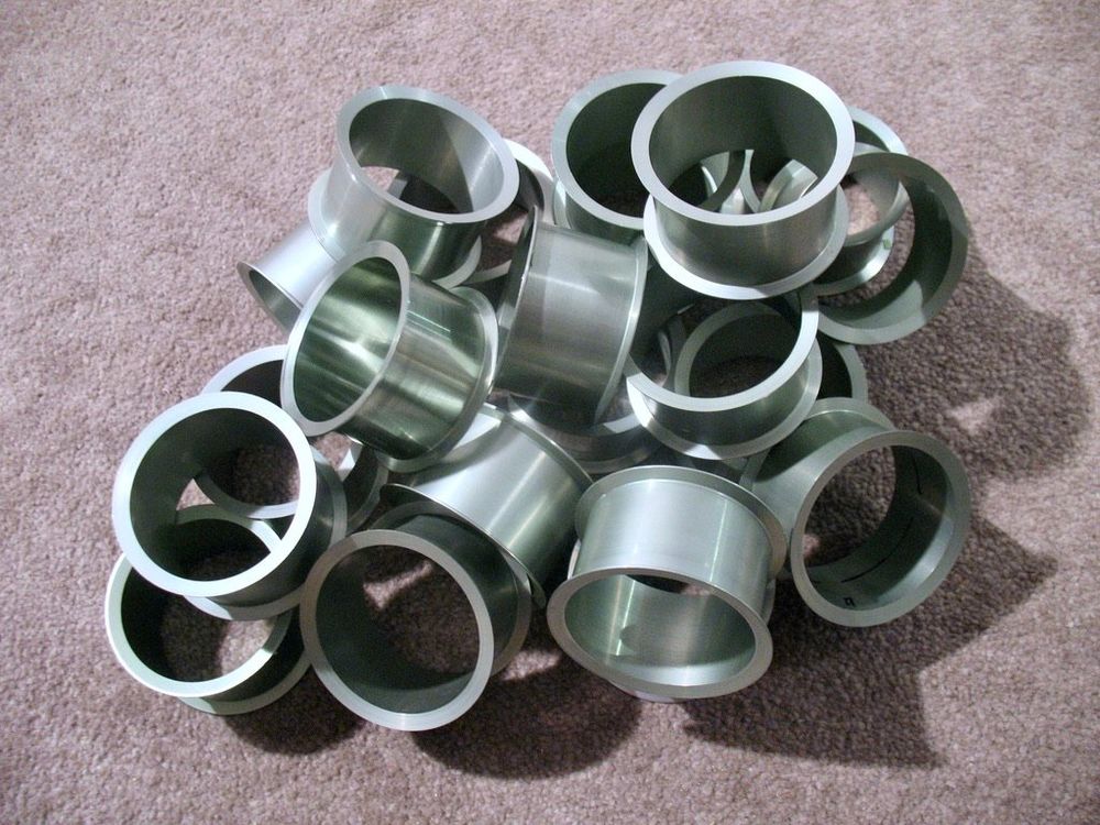 21x Aluminium Ring Spule Metall Trommel Metallic silbergrau (Neu ...