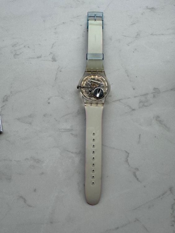 SEPTANTE BLUE / SWISS NATIONALBANK* Swatch New Gent Special (Neu und ...