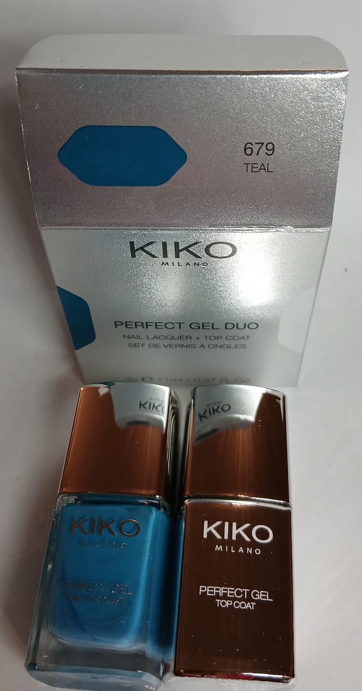 KIKO Milano Perfect Gel Duo Nagellack, Farbe 679 Teal neu! (Neu und originalverpackt) in ...