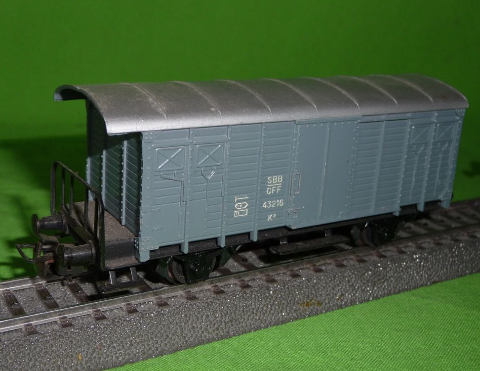 HAG 345.04 SBB Güterwagen Typ K3 Nummer 43216 silberD,wSchr. (Gebraucht ...