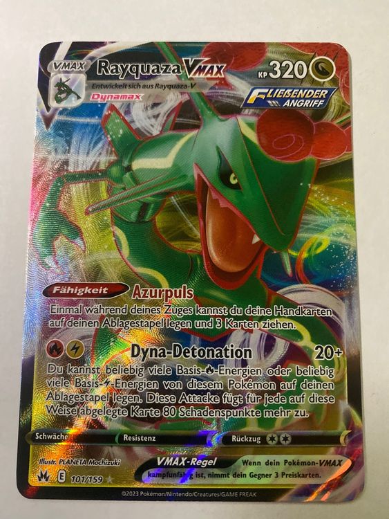 Pokemonkarte Rayquaza Vmax | Acheter sur Ricardo