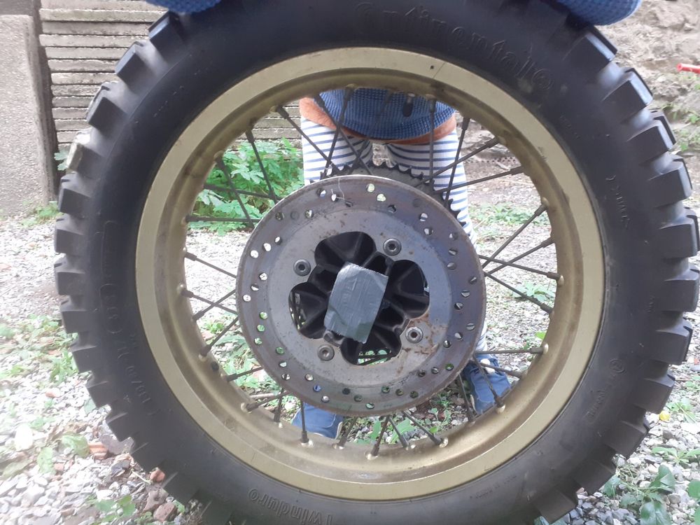 Stollenreifen Set mit Felge Honda Africa twin rd03 XRV650 | Kaufen auf Ricardo