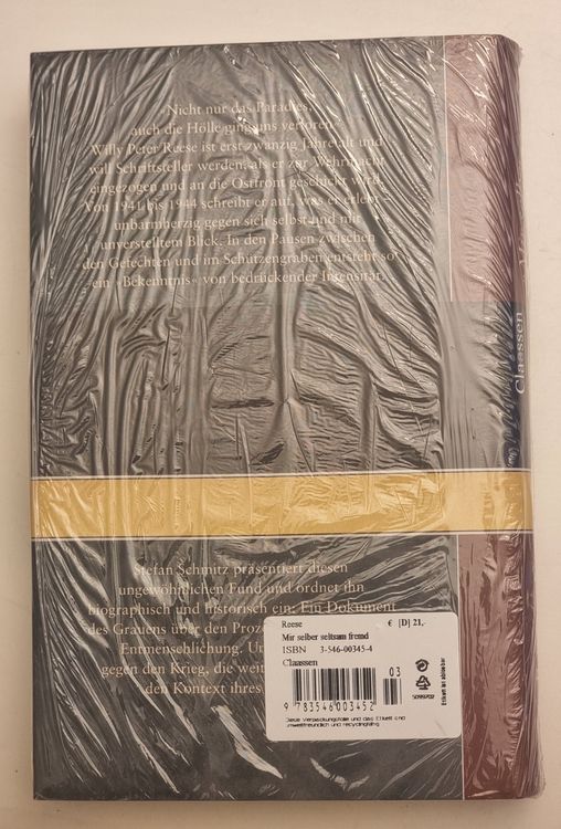 MIR SELBER SELTSAM FREMD Russland 1941-44 Willy Peter Reese (Neu und ...