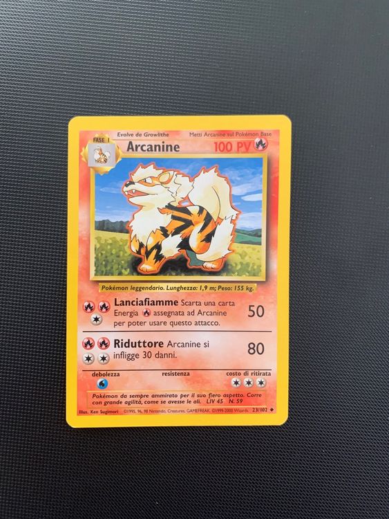 Pokemon Arcanine Set Base Ita Good | Kaufen auf Ricardo