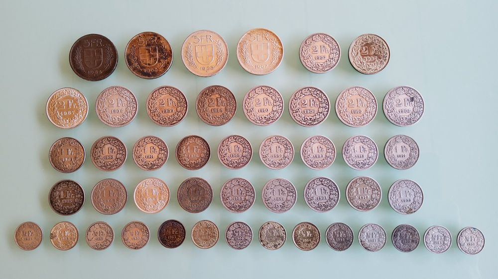 Collection de pièces Suisse en argent de 0.50cts à 5.-fr | Kaufen auf ...