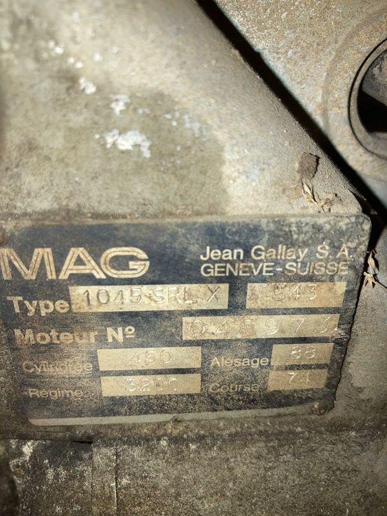 MAG Motor Motosacoche MAG 1040 und 1045 (Gebraucht) in für CHF 92 – nur ...