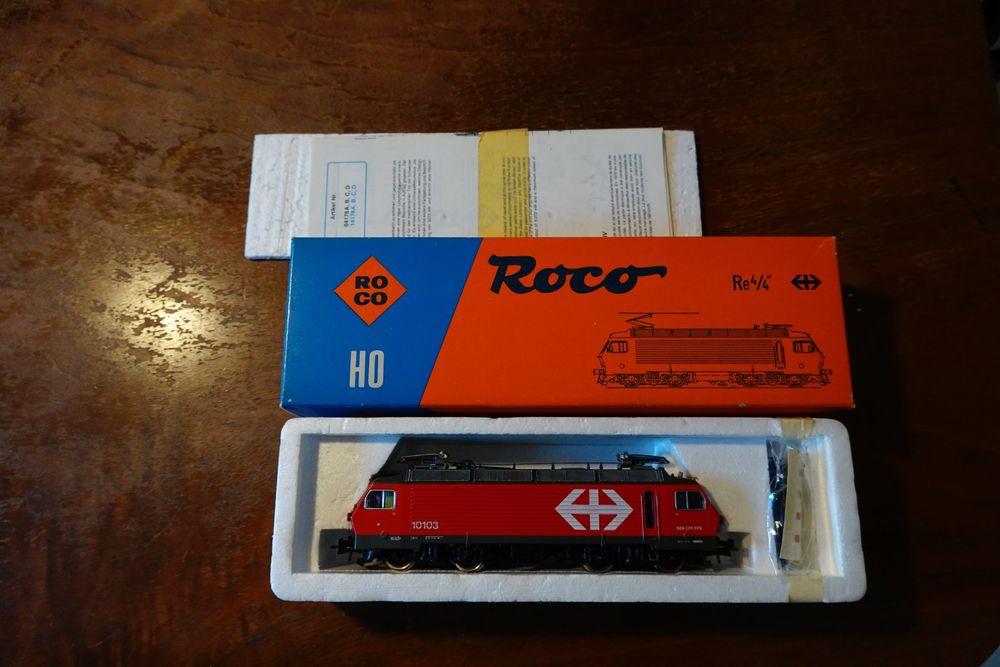 Roco 04178B E - Lok Re 4 / 4 IV SBB HO GS Analog (Gebraucht) in unterseen für CHF 56 – mit ...
