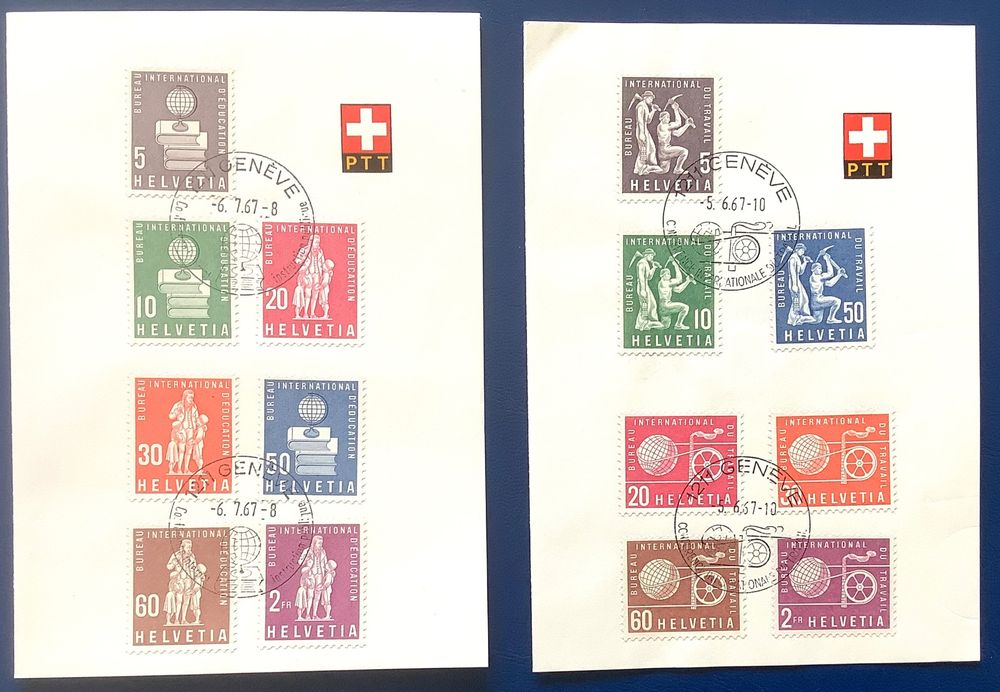 1967 Genfer Ämter Symbolische Darstellung BIÉ - BIT - Bögli (Neu ...