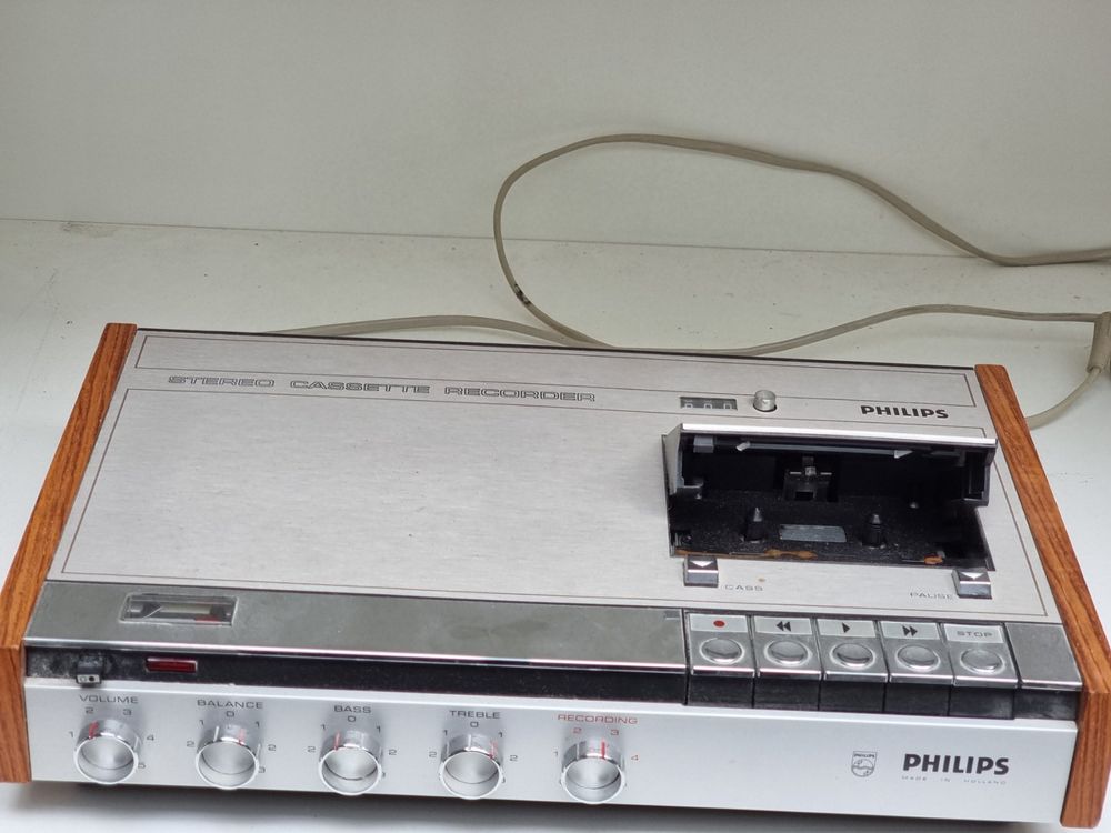 Philips N2400 tafelmodel cassette-recorder (1971) - Philips (Gebraucht ...