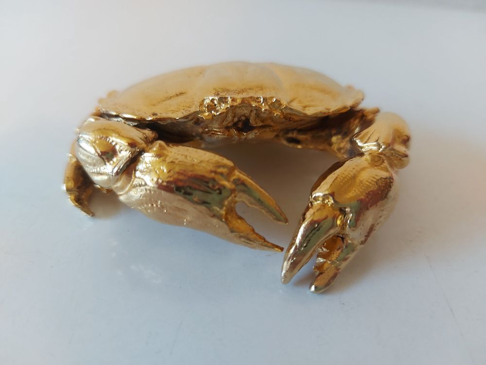 Krabbe / Crab von ODIOT A PARIS Bronze vergoldet (Gebraucht) in Zürich ...