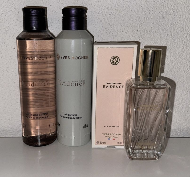 Yves Rocher Evidence Set Parfum Duschgel Bodylotion Neu (Neu und ...