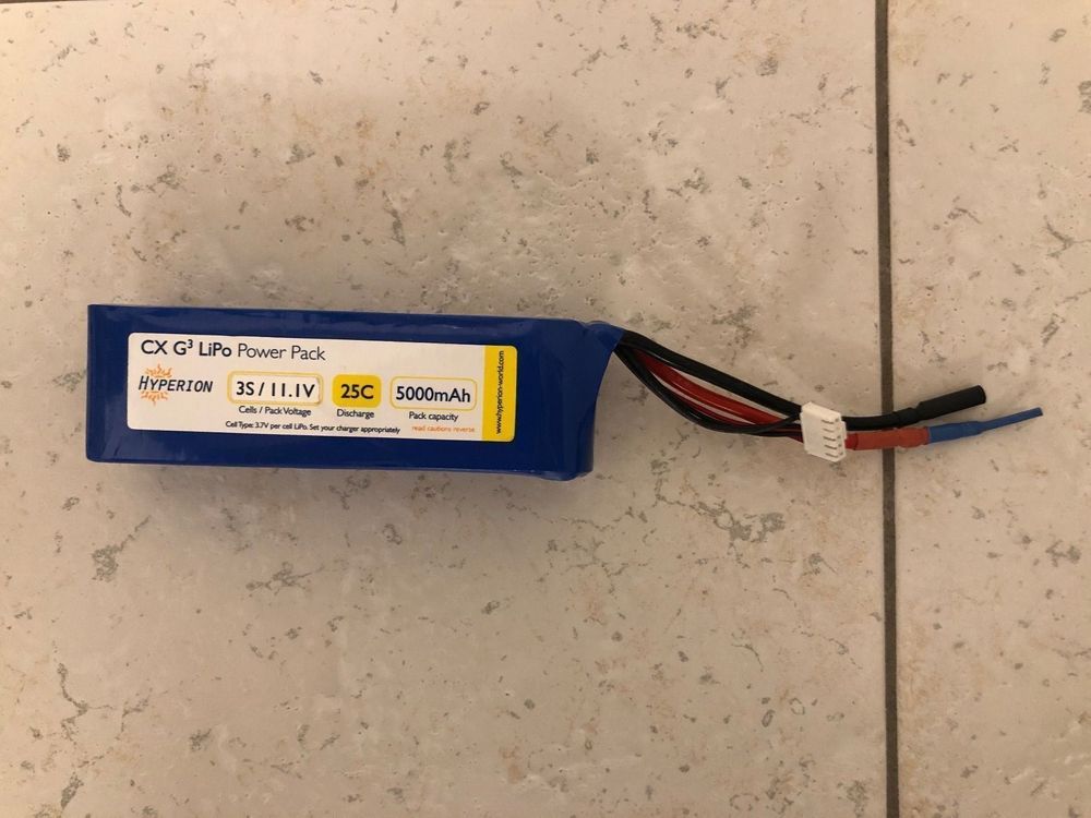 Hyperion Lipo Akku 11.1V, 5000 mAh, 25C (Neu (gemäss Beschreibung)) in ...