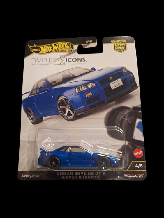HW Premium Timeless Icons 2025 Nissan Skyline GT-R V-Spe 4/5 (Neu und ...