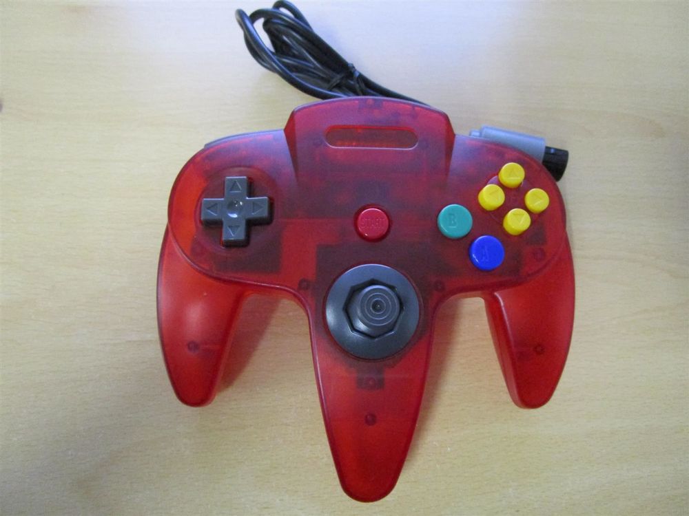 Nintendo 64 Controller - clear red /rot | Kaufen auf Ricardo