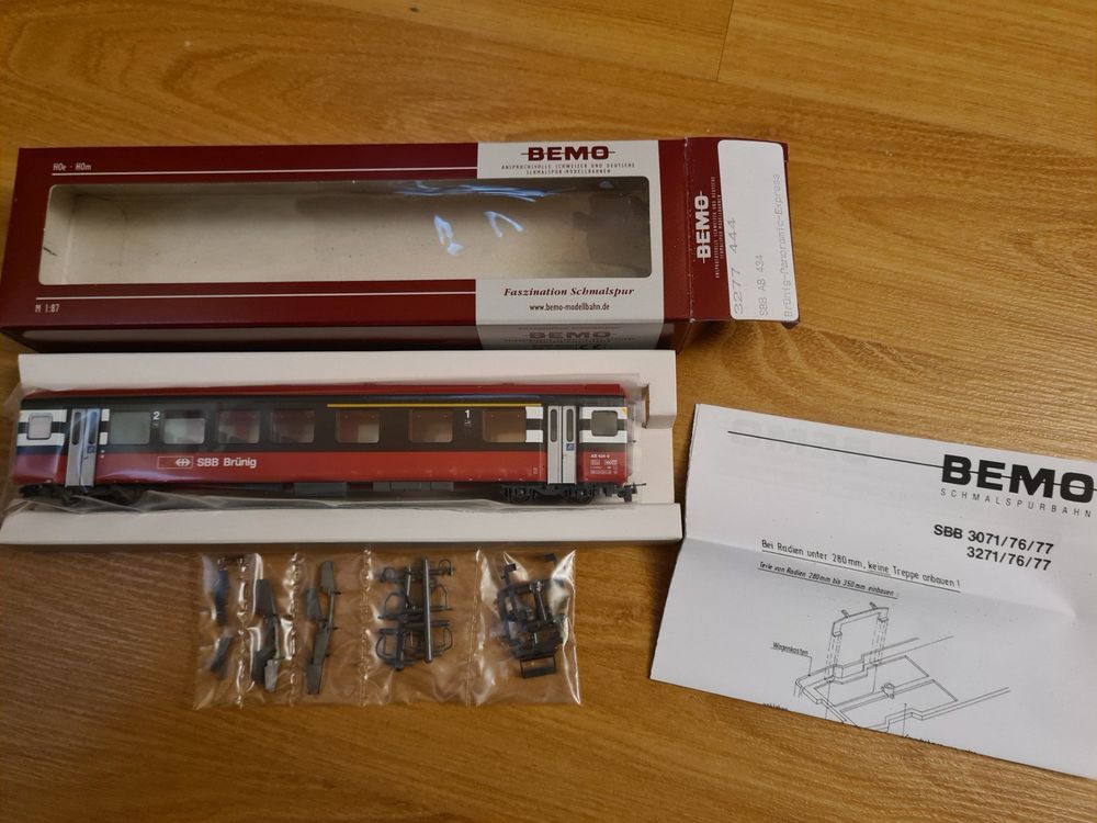 Bemo 3277 444 SBB AB 434 Brünig-Panorami (Neu und originalverpackt) in Illhart für CHF 139 – mit ...
