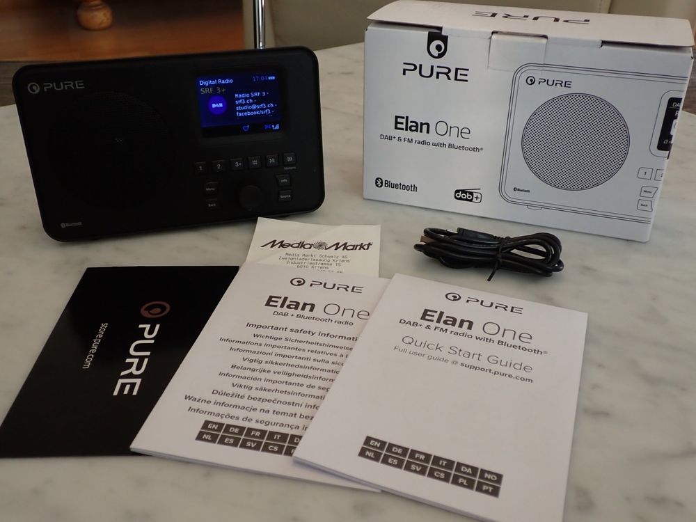 Pure ELAN-ONE FM/DAB+ Radio / Bluetooth/ mit Rest-Garantie (Gebraucht ...